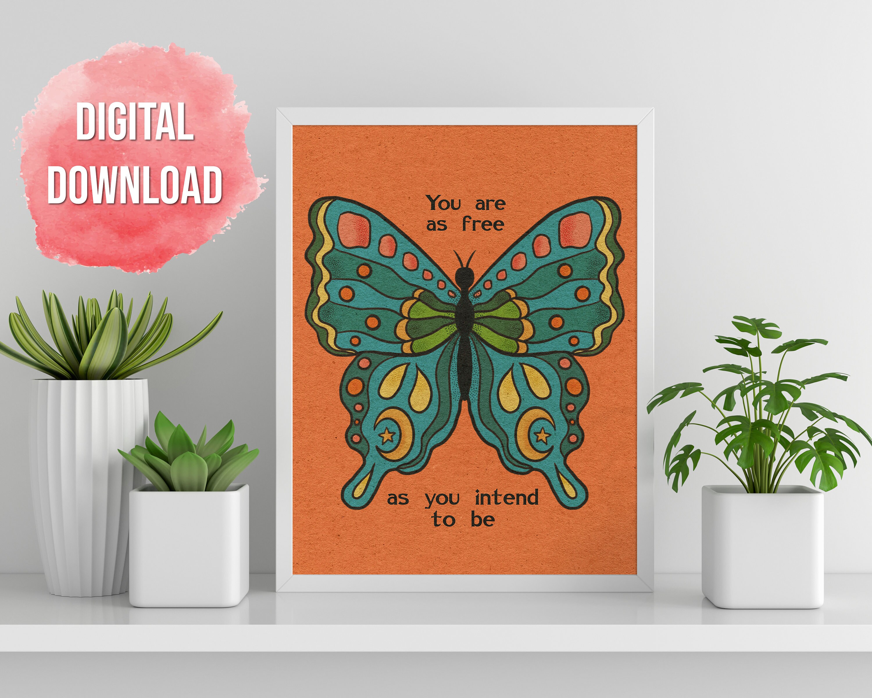 Digital Download Boho Print Boho Art Boho Decor | Etsy