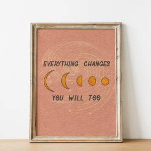 Digital Download Boho Print Boho Art Boho Decor Spiritual Inspirational ...