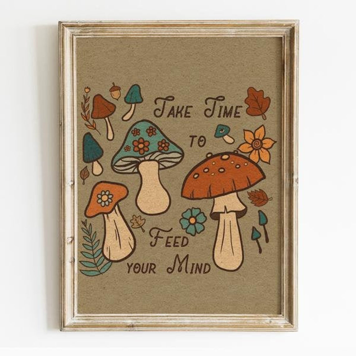 Mushroom Boho Print Boho Art Boho Decor Spiritual - Etsy Canada