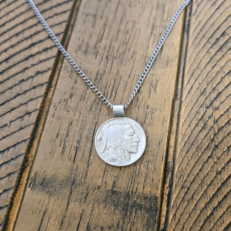 Silver Coin Bolo Necklace - Etsy