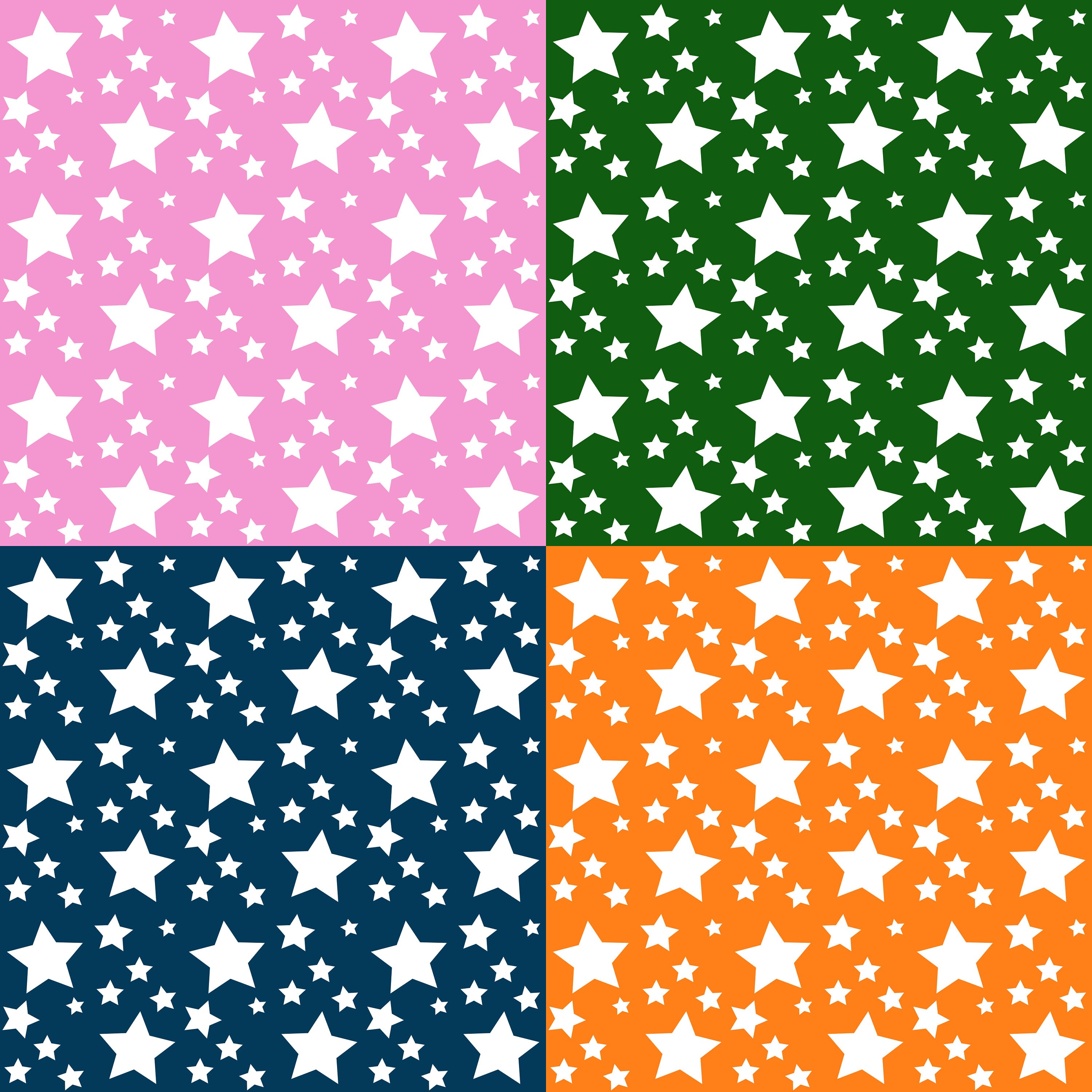 Star Digital Paper Printable Scrapbook Paper - Etsy