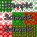 Christmas 50 Pattern Digital Paper Pack Bundle Digital - Etsy