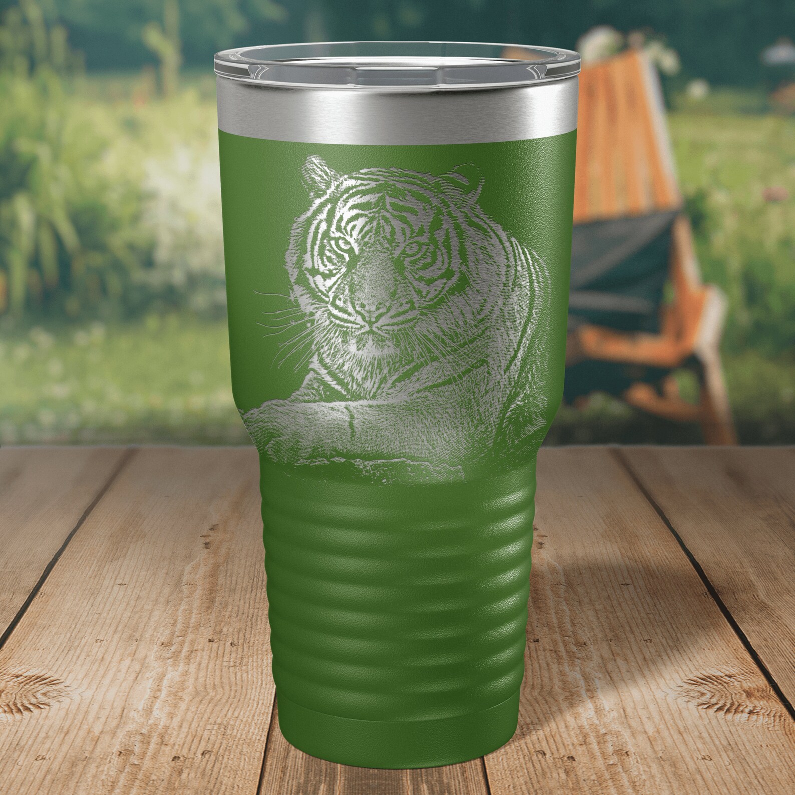 Tiger Tumbler Funny Animals Tumbler Laser Engraved Tumbler | Etsy