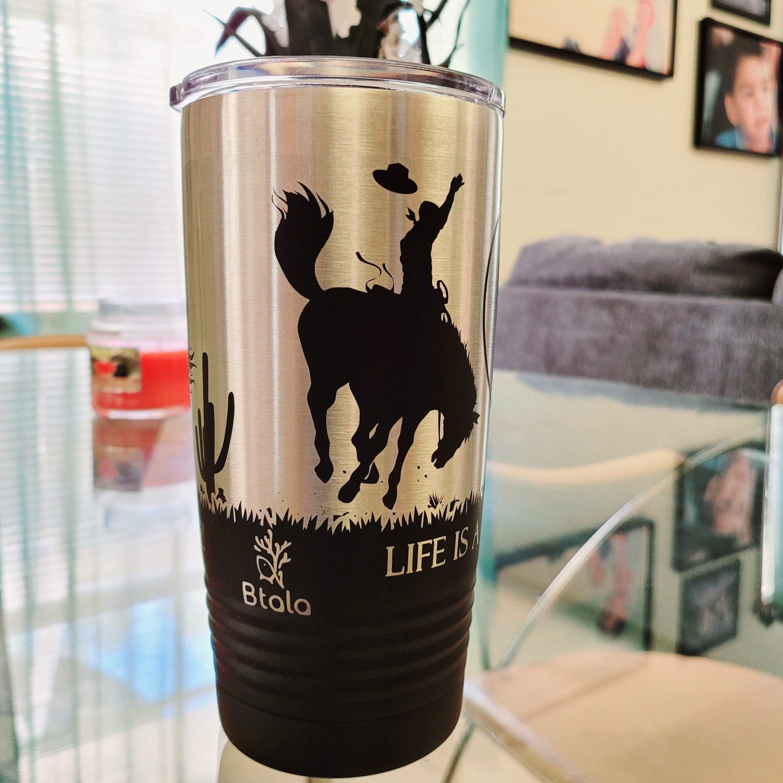 Life is a Rodeo Enjoy The Ride Wrapped Tumbler Polar Camel | Etsy
