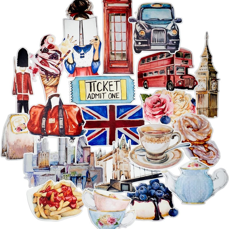 London Stickers - Etsy