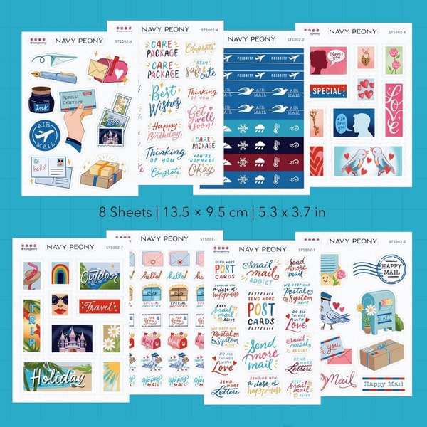 Postcrossing Sticker - Etsy