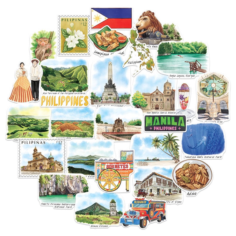 Philippines Sticker Manila - Etsy