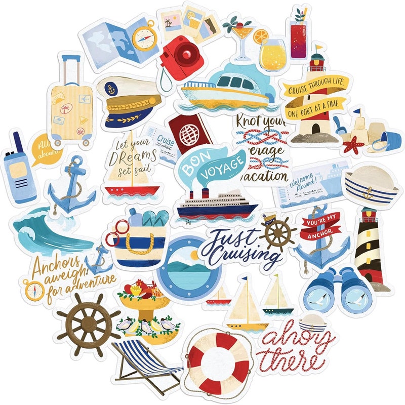 Cruise Scrapbooking Stickers - Etsy