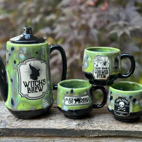 Halloween Tea Set - Etsy