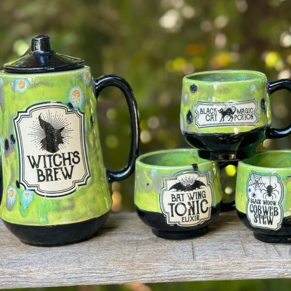 Halloween Tea Set - Etsy
