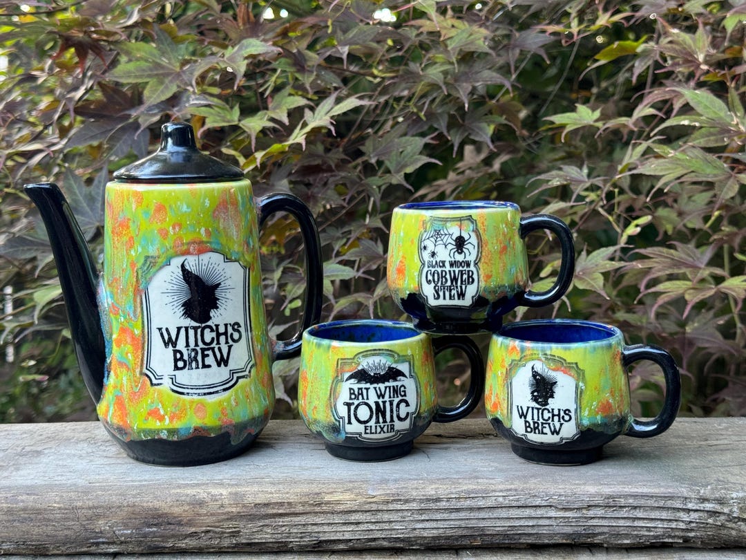 Witch’s Brew Tea Set - Etsy