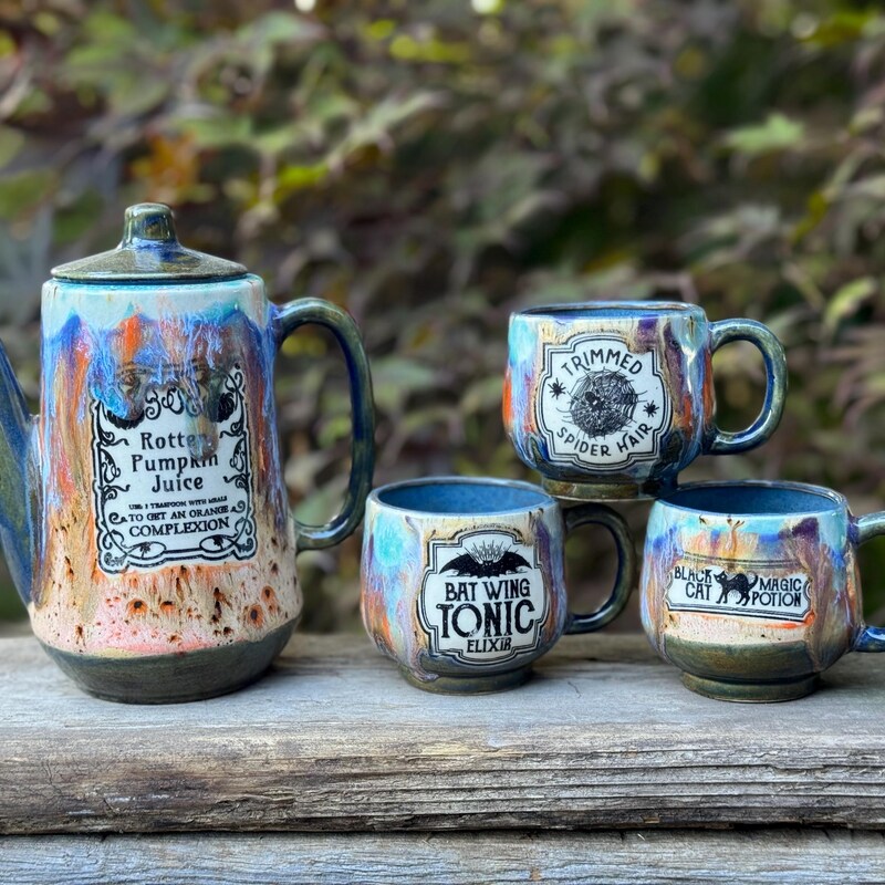 Halloween Tea Set - Etsy