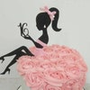 Lady Face Silhouette Cake Topper Acrylic - Etsy