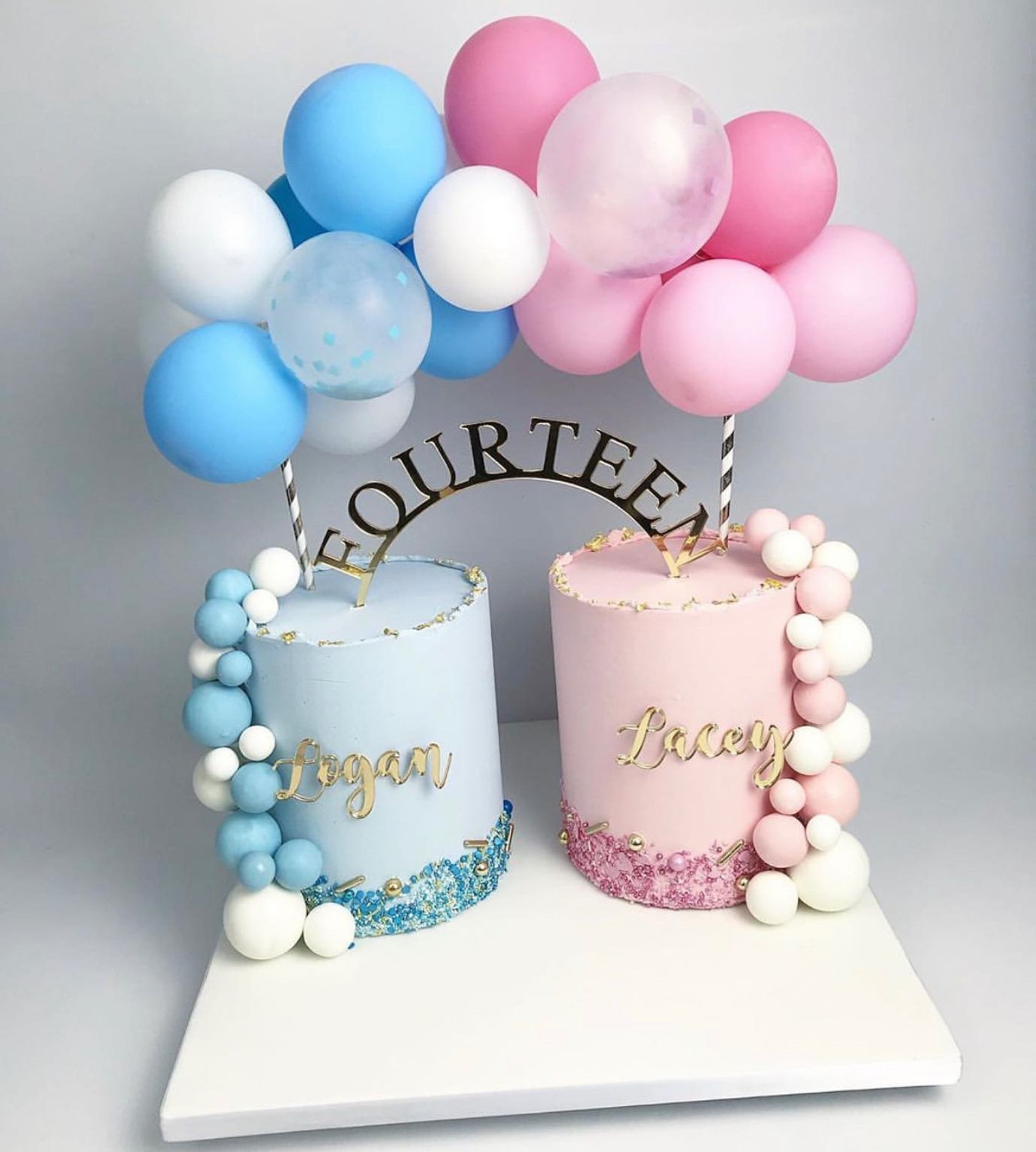 Custom Personalised Acrylic Arched Cake Topper - Etsy