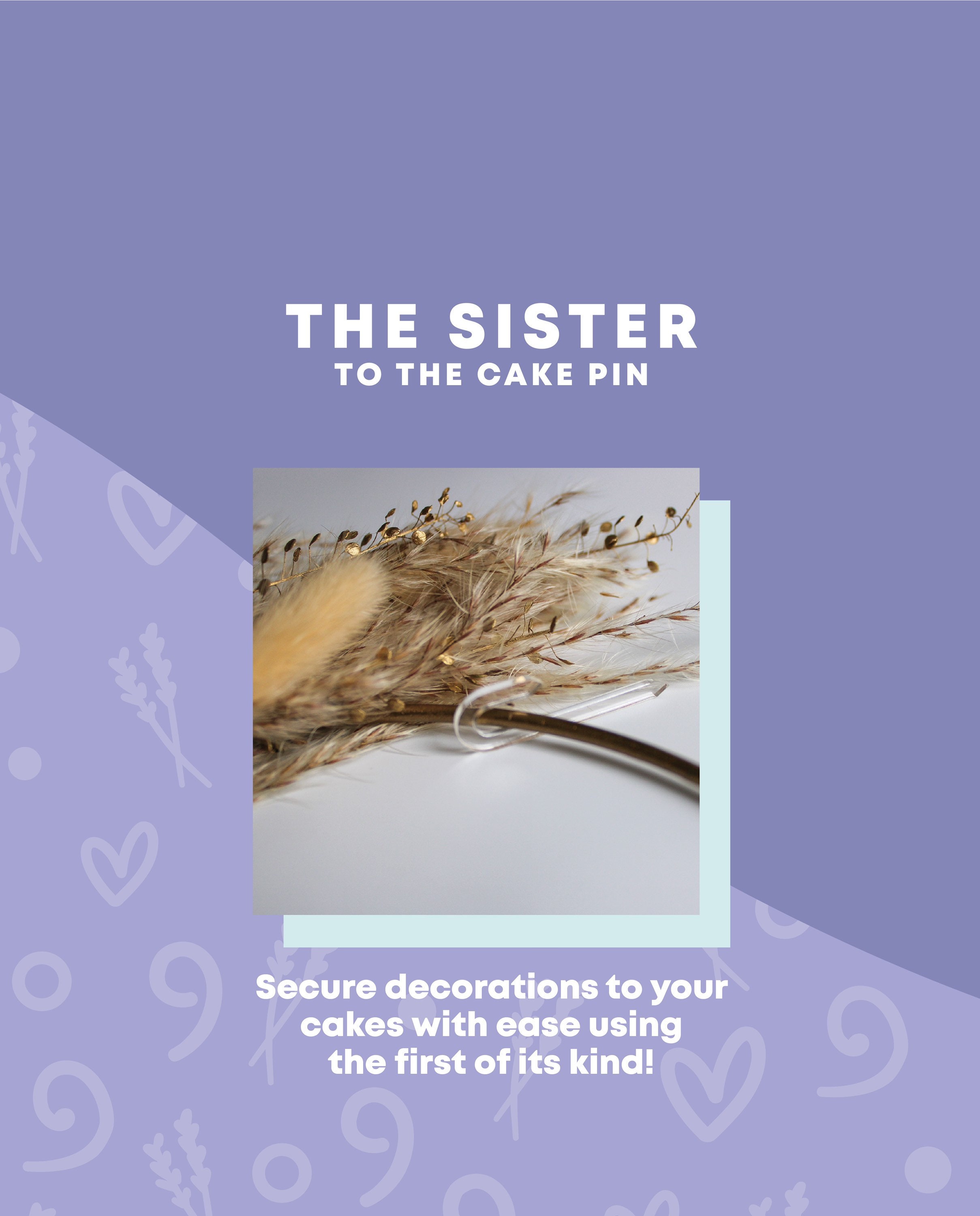 Cake Pin TM Cake Hook Pack of 6 Perfect for Attaching - Etsy UK