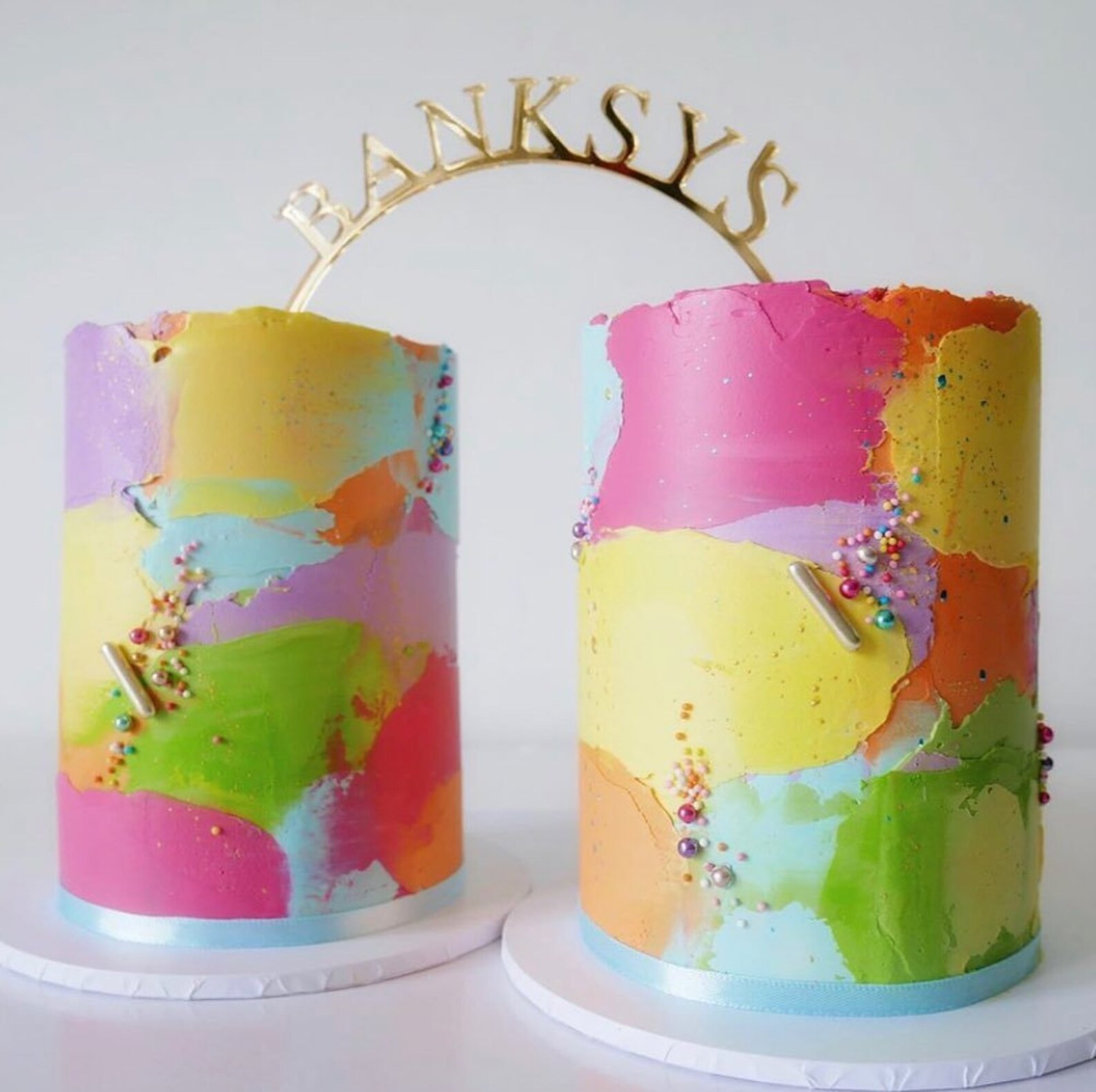 Custom Personalised Acrylic Arched Cake Topper - Etsy