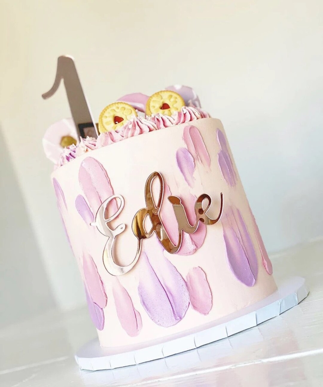 Acrylic Number Topper & Name Charm - Etsy