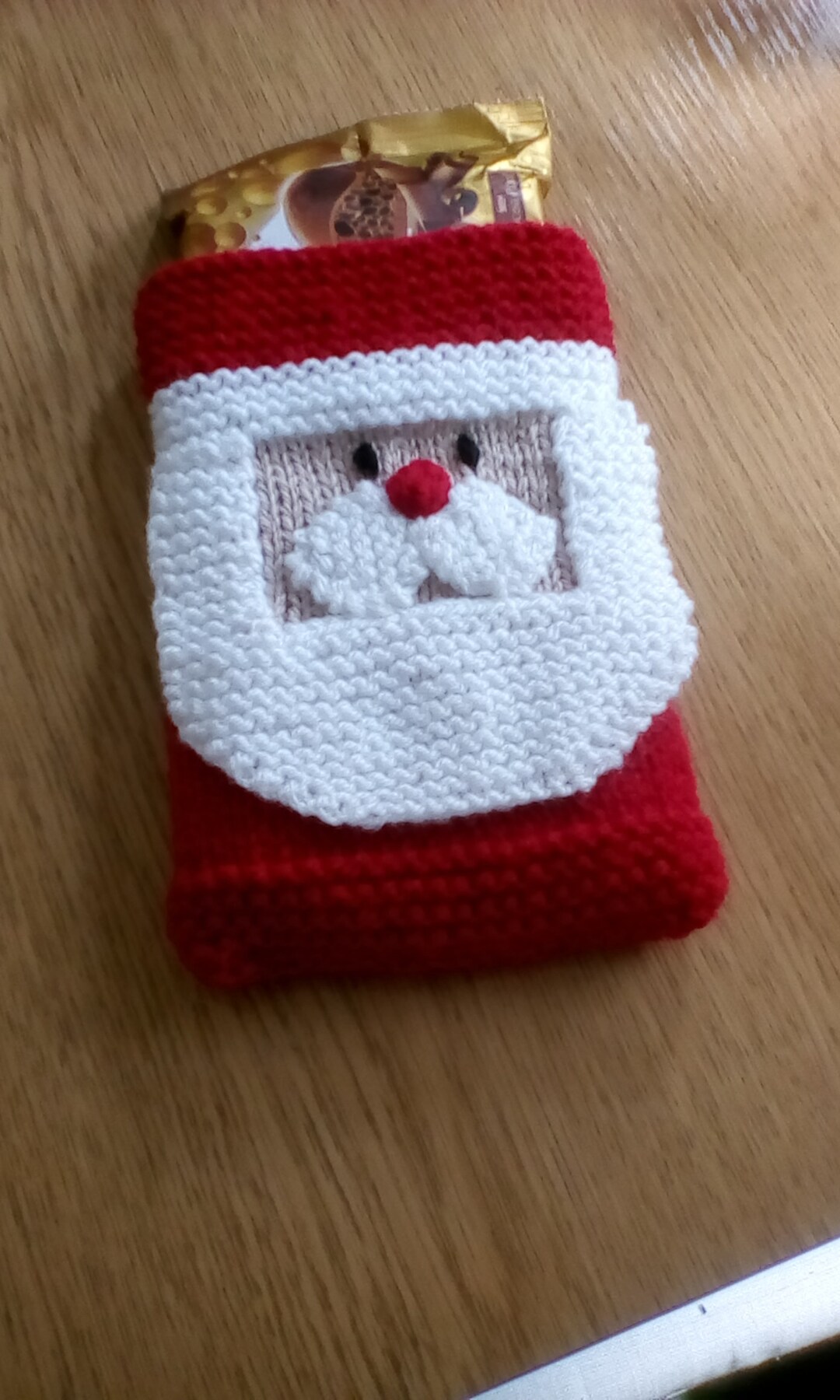 100g Chocolate Bar Cover (santa) - Etsy