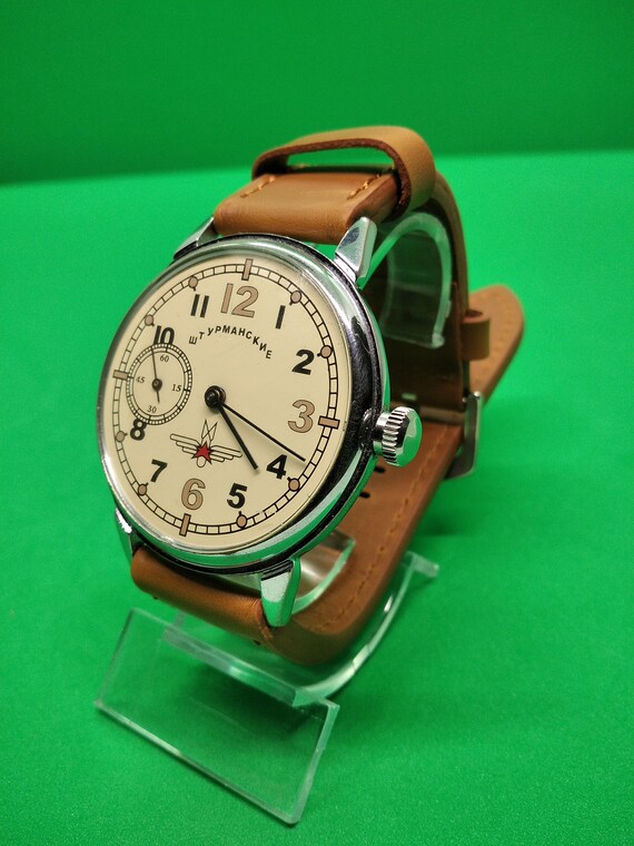 Vintage Watch, Sturmanskie Aviator, Soviet watch, Pob… - Gem
