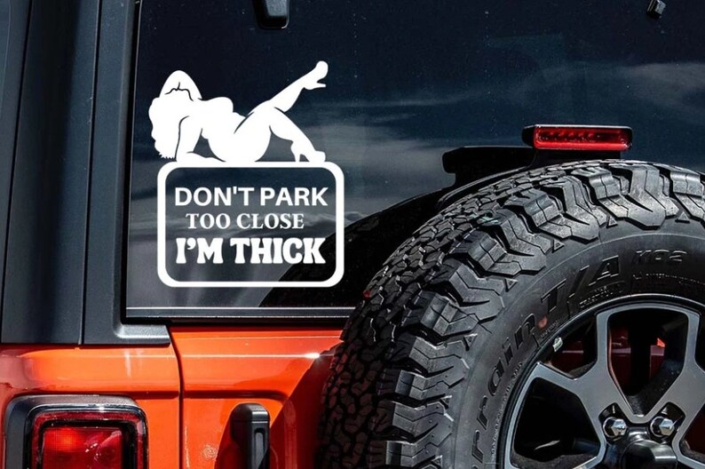 Don't Park to Close Decal - Etsy