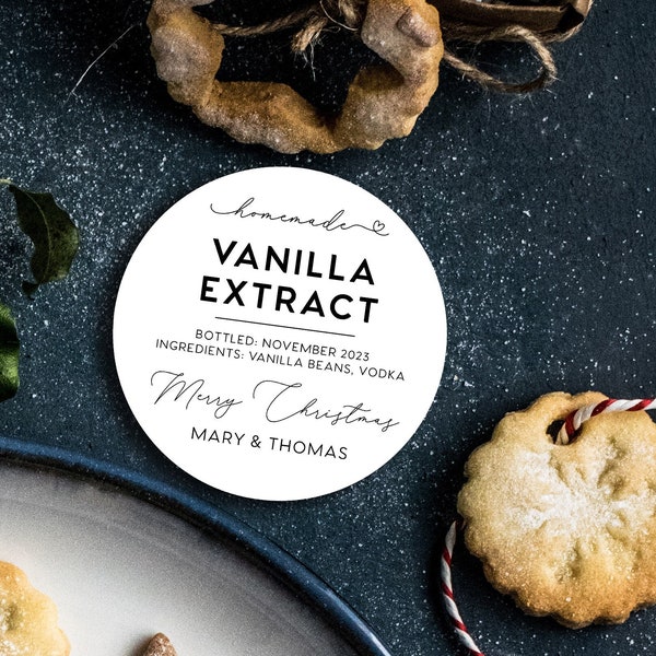 Vanilla Extract Labels for Bottles - Etsy