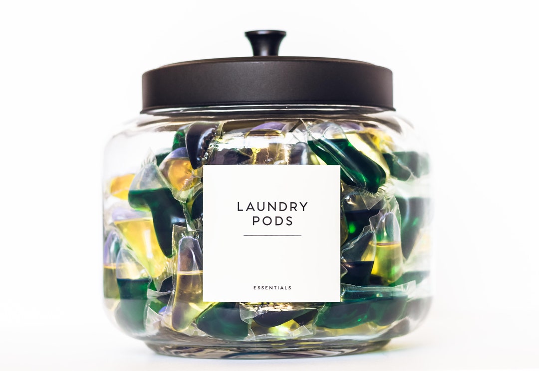 Laundry & Cleaning Supplies Label Set • Laundry Room • Cleaning ...