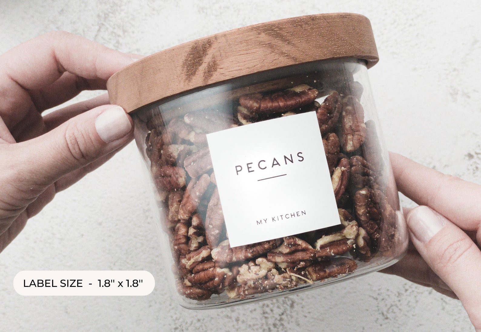 Minimalist Pantry Labels for Kitchen Organization - Etsy