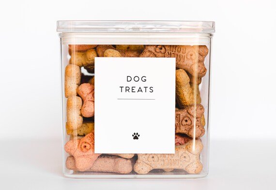 Minimalist Dog & Cat Supplies Labels Custom Pet Labels - Etsy