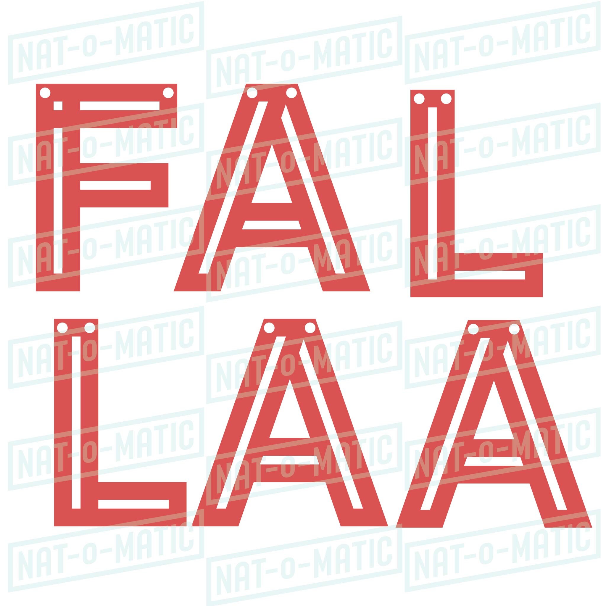 Fa La La Banner- SVG Cutting File Digital Download - Etsy