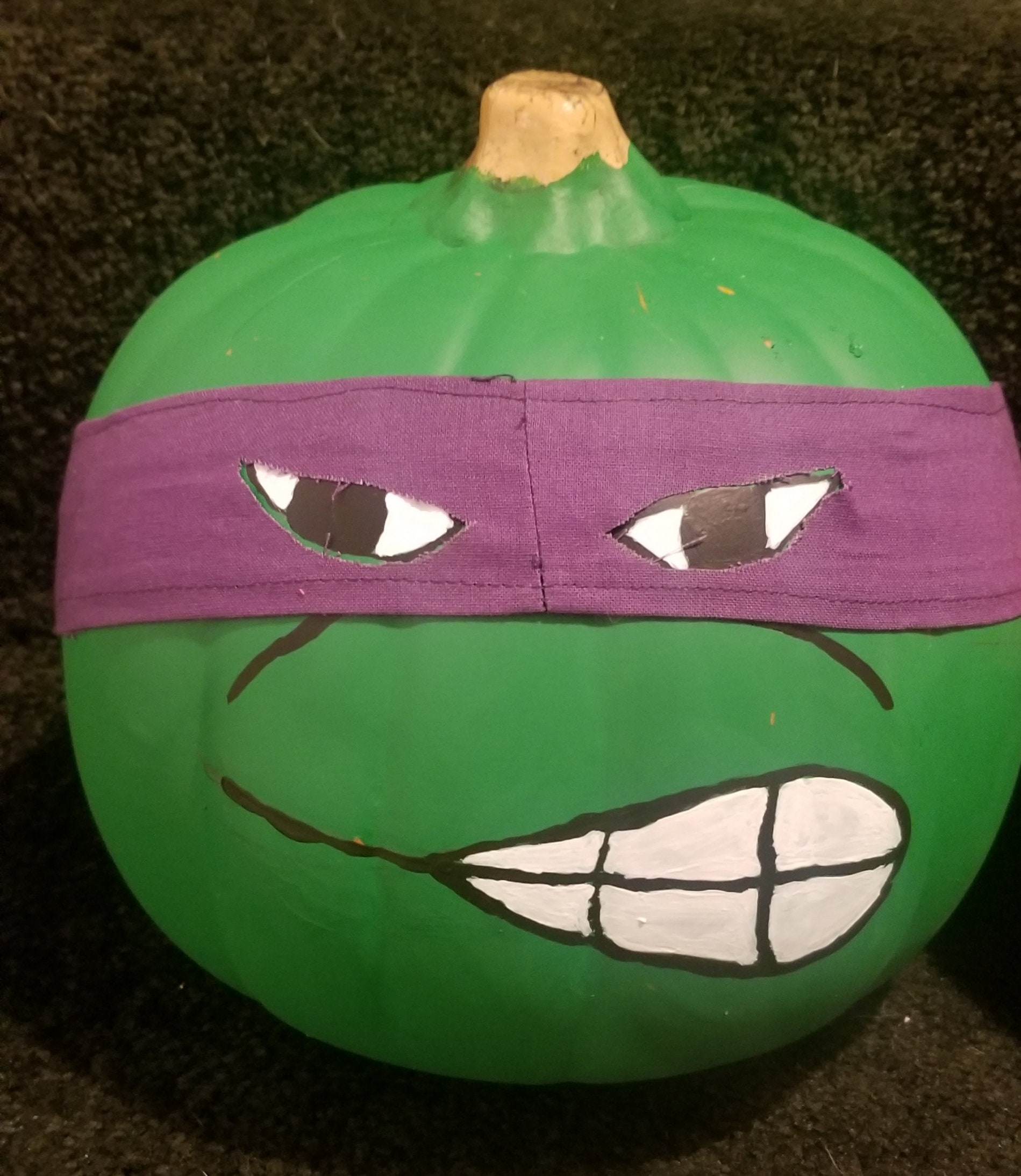 Painted Pumpkins Ninja Turtles