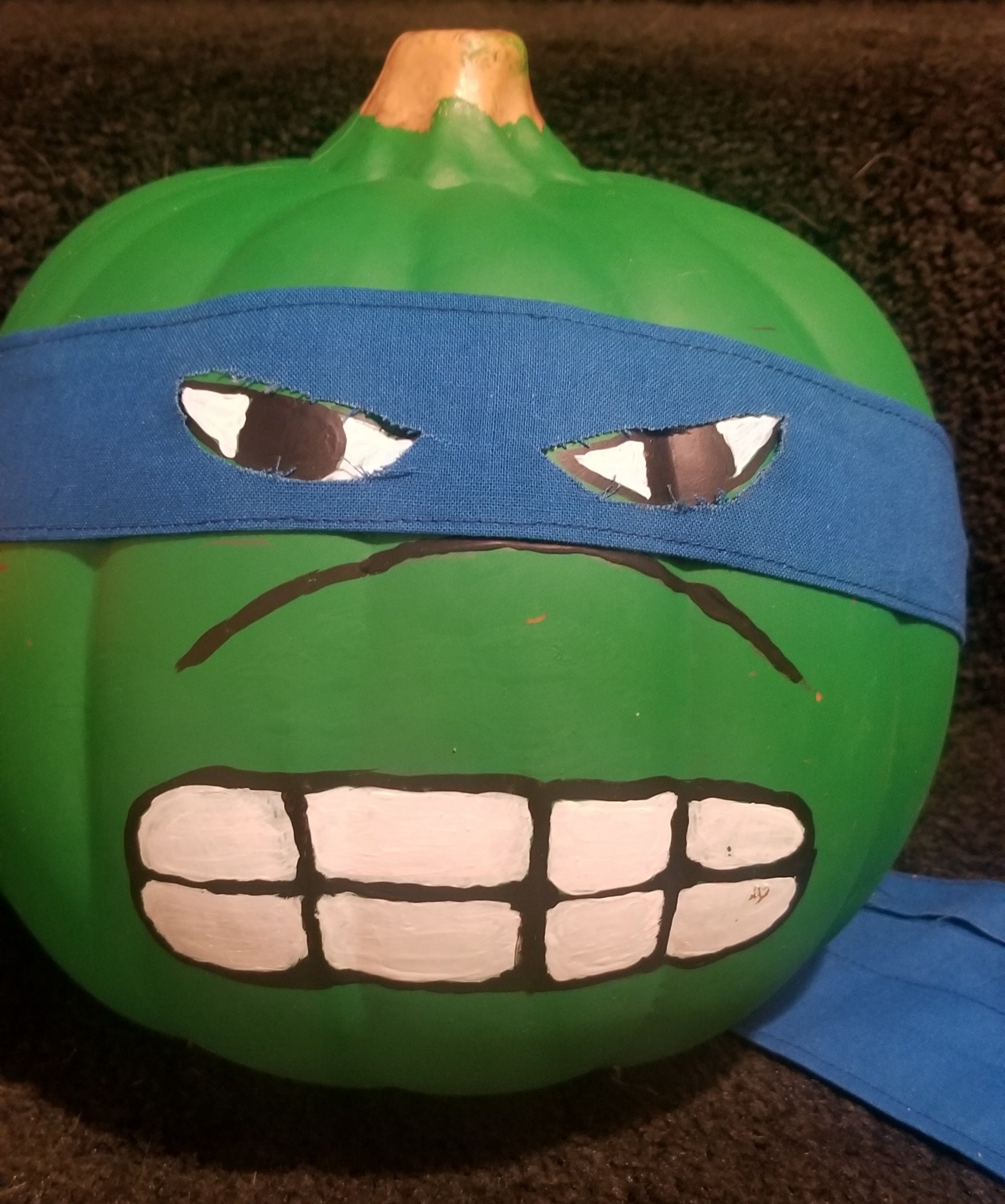 Ninja Turtles Pumpkin Stencil