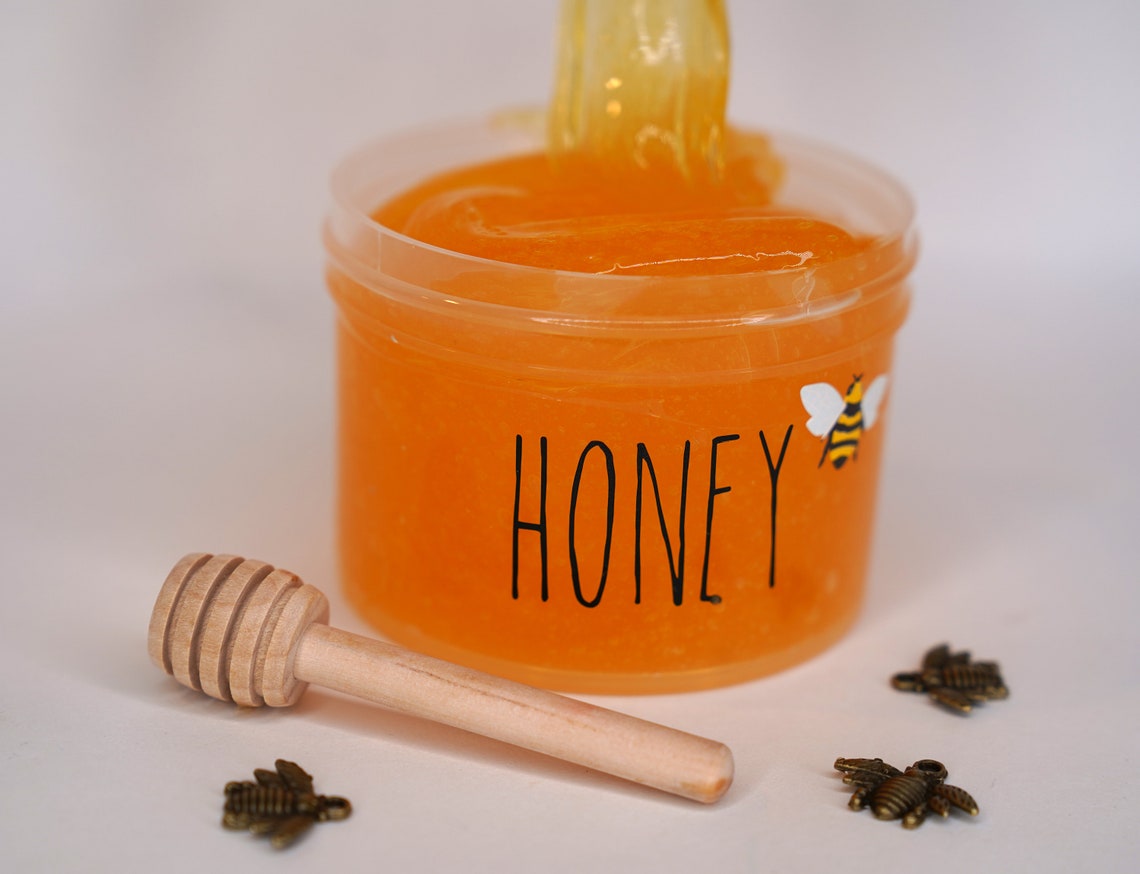 Honey Slime Honey Bee Slime Slime With Charm Slime Shop - Etsy