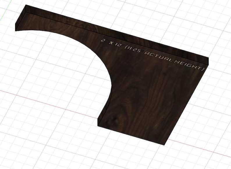 Rafter Tail Template Mod. 4 for Gazebos, Custom Builds, 2x6, 2x8 2x10 ...