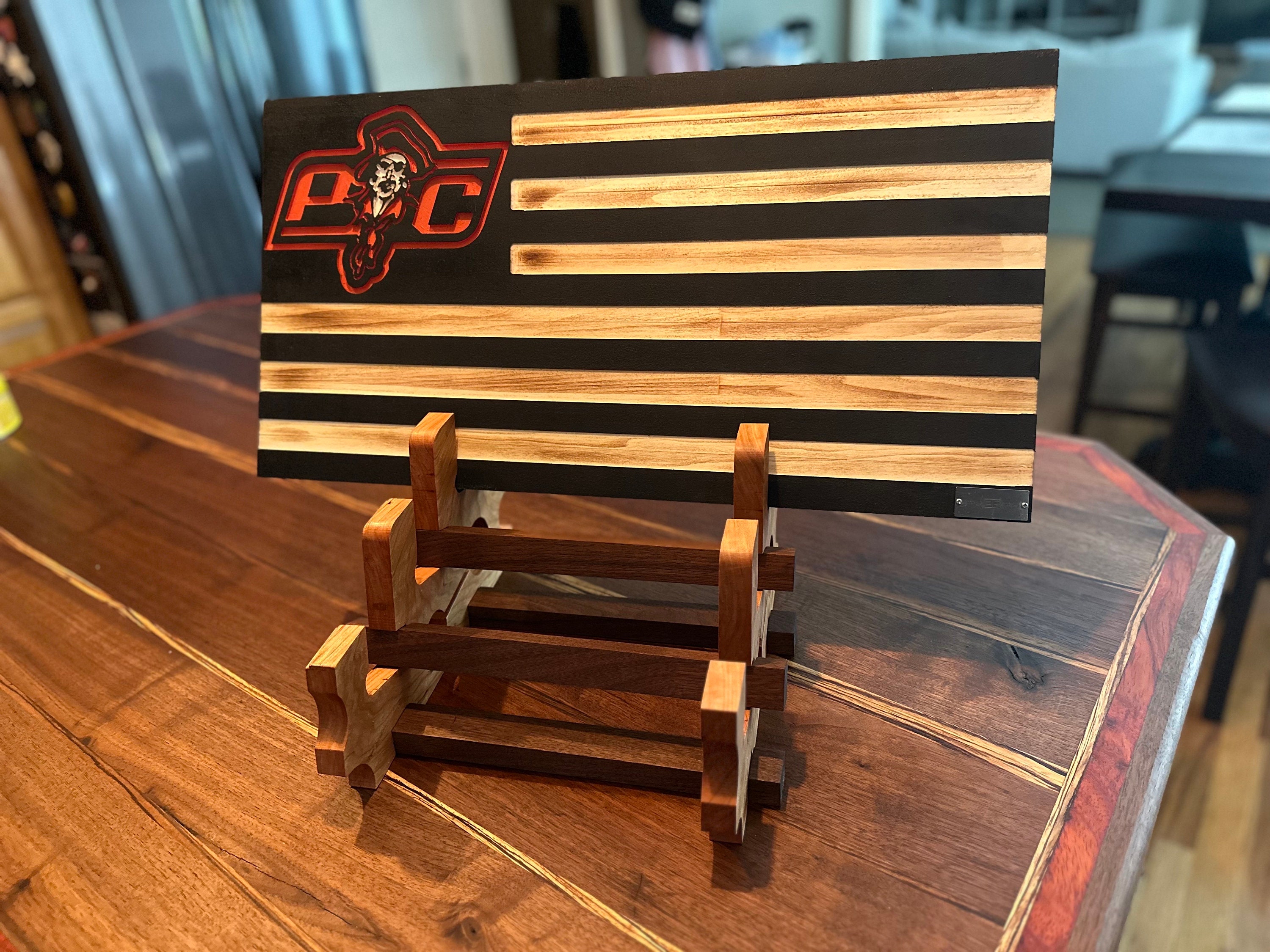 Physical Item Board Stand (1.5" Max), Display, Butcher Block Stand ...