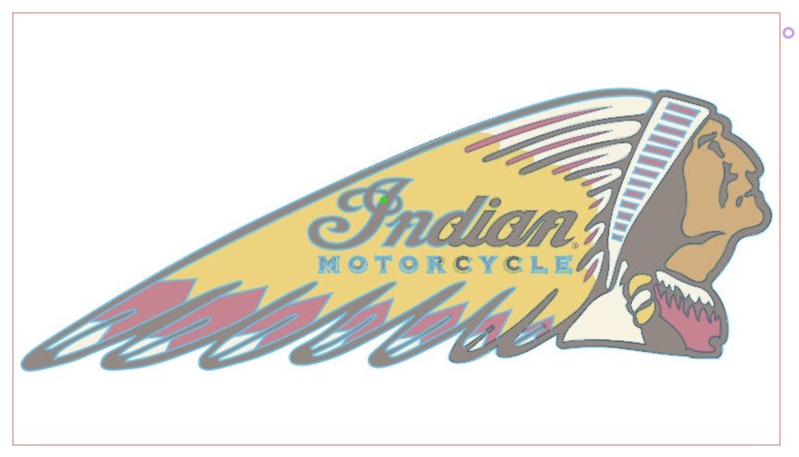 Indian Motorcycles Logo, DXF, DWG, STL (digital Download) for Cnc ...