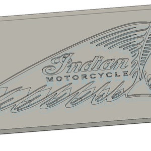 Indian Motorcycles Logo, DXF, DWG, STL (digital Download) for Cnc ...