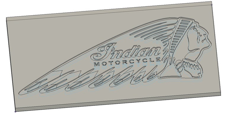 Indian Motorcycles Logo, DXF, DWG, STL (digital Download) for Cnc ...