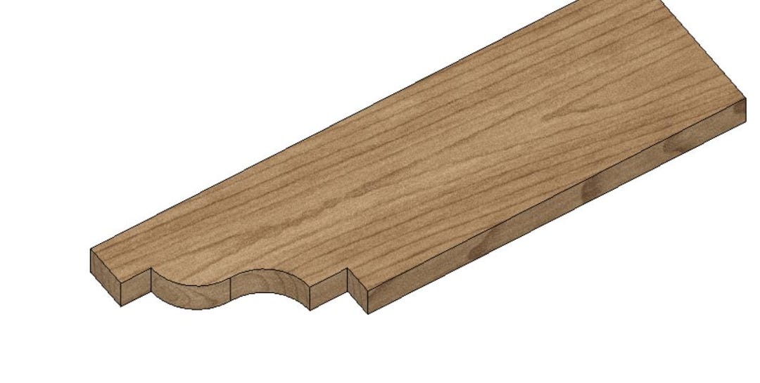 Rafter Tail Template Mod. 1 for Gazebos, Custom Builds, 2x6, 2x8 2x10 ...