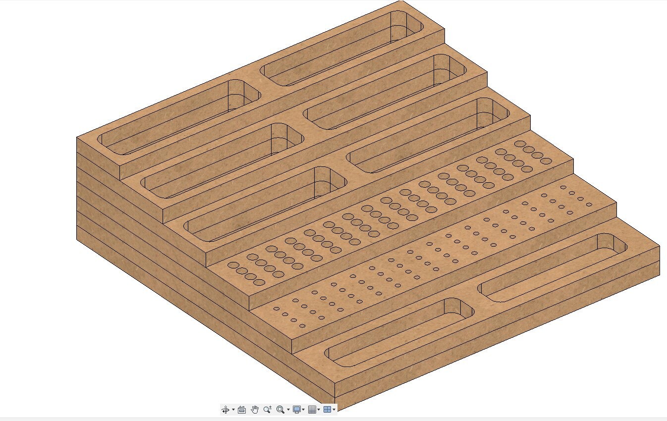 Router Bit and Random Orbital Sander Disc Organizer, CNC Cut File - Cut ...