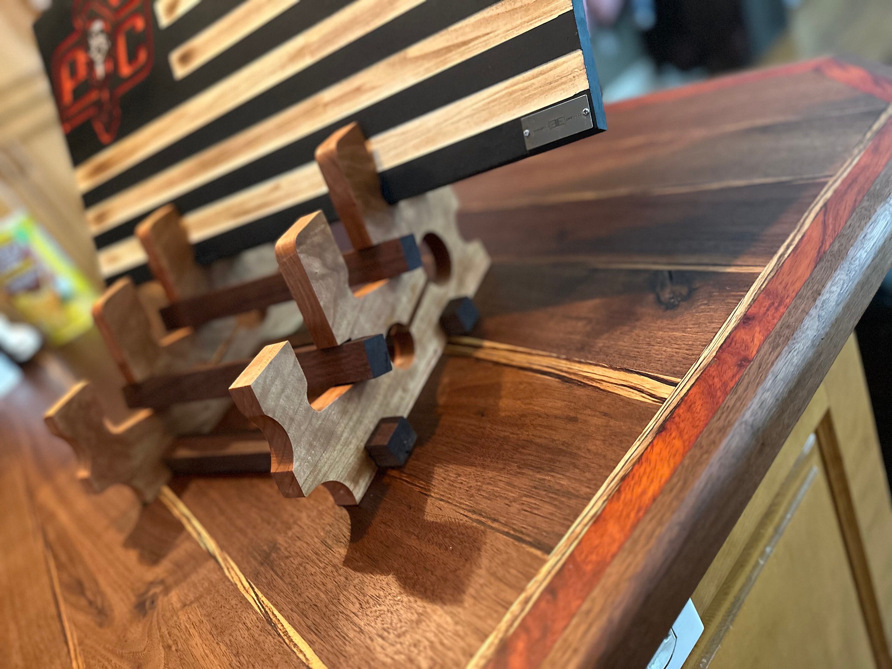 Physical Item Board Stand (1.5" Max), Display, Butcher Block Stand ...