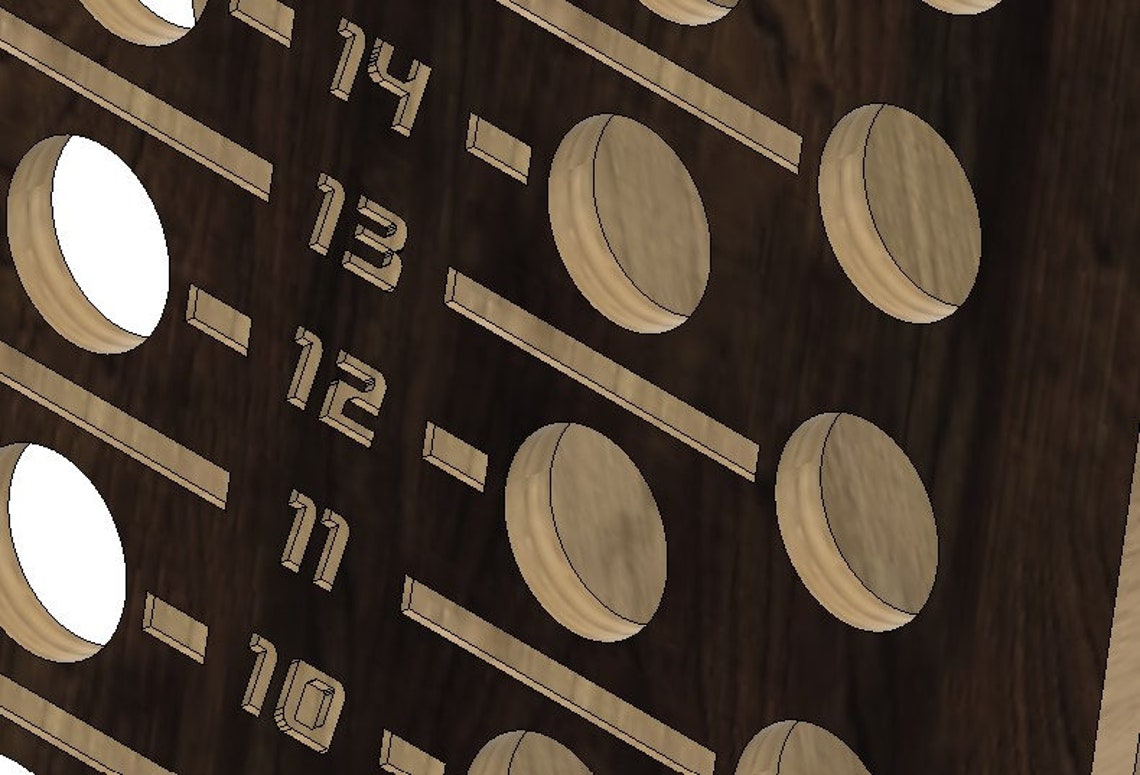 Can Marker Cornhole Scoreboard - CNC or Jigsaw File (DXF) - PDF Plans ...