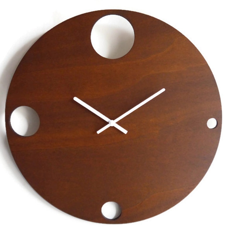 Walnut Clock - Etsy