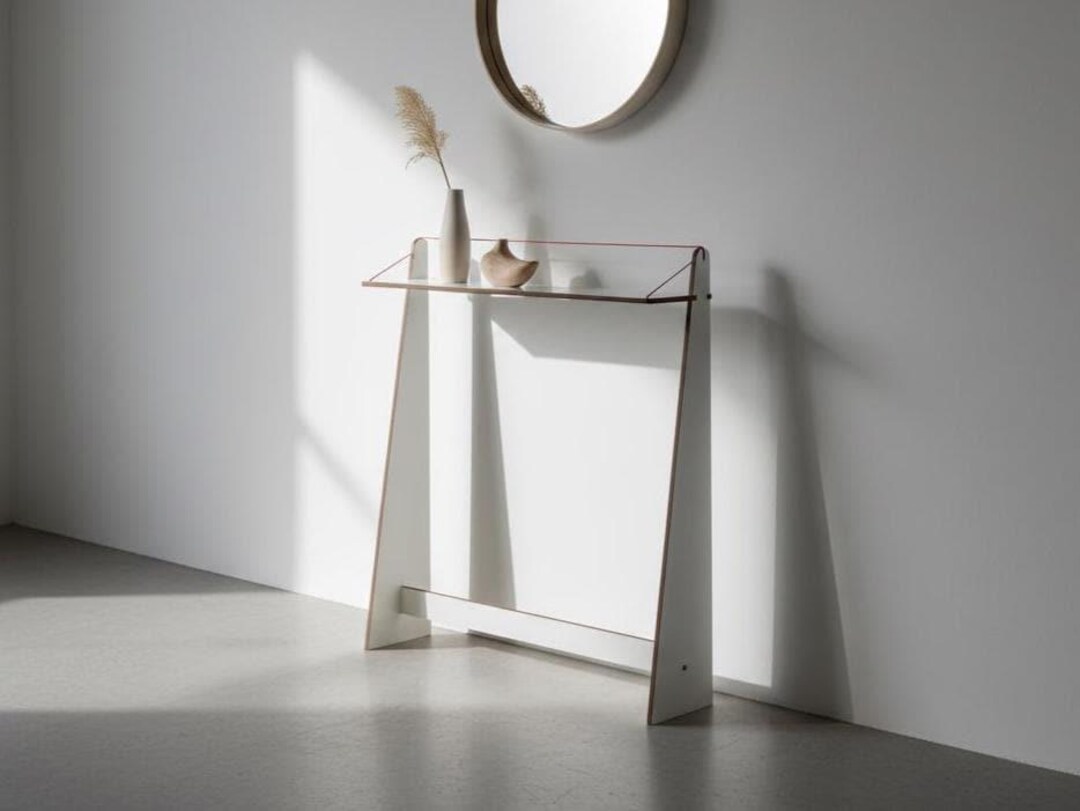 24 X 6 Inch Entryway Small Space Console Table: Slim Modern Hallway ...
