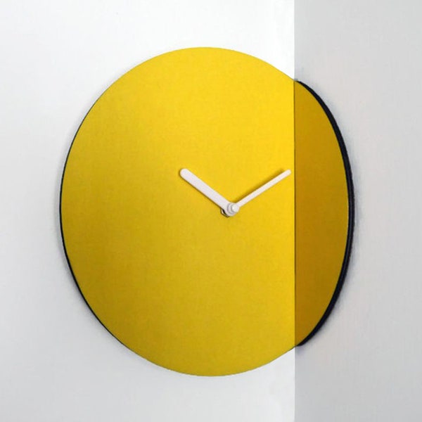 Corner Wall Clock - Etsy