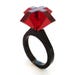 Laser Cut Acrylic Ruby Ring: Modern Minimalist Statement Jewelry - Etsy