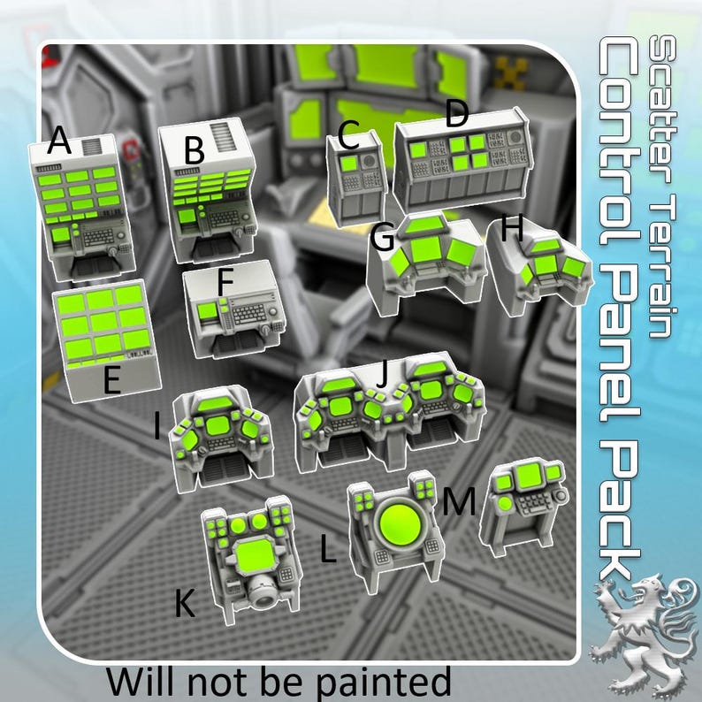 Control Panel Pack Scatter - 28mm - Terrain - 2nd Dynasty - Etsy