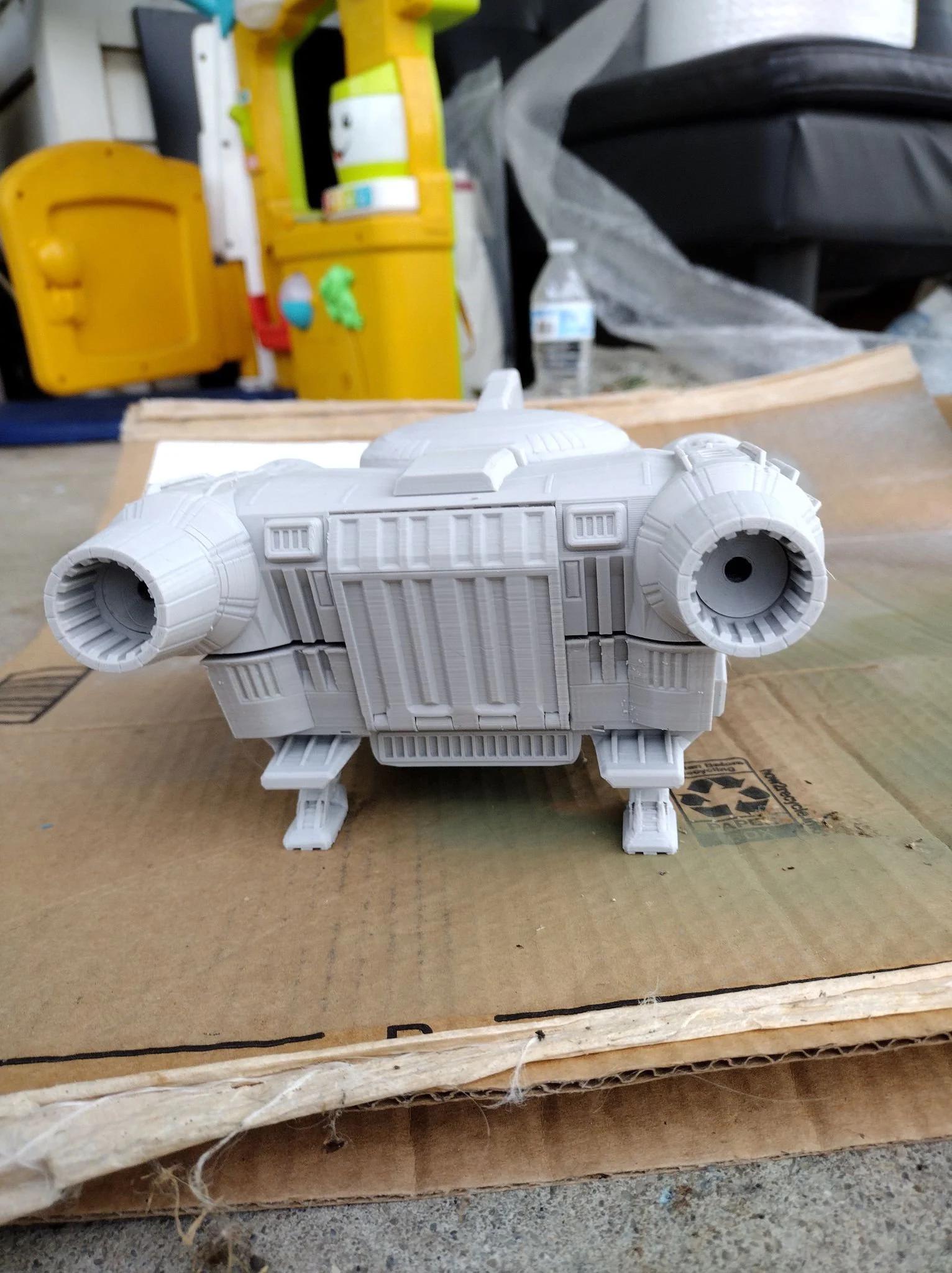 2nd Dynasty Shuttle Alpha - 28mm - Printed to Order - Playable Interior ...