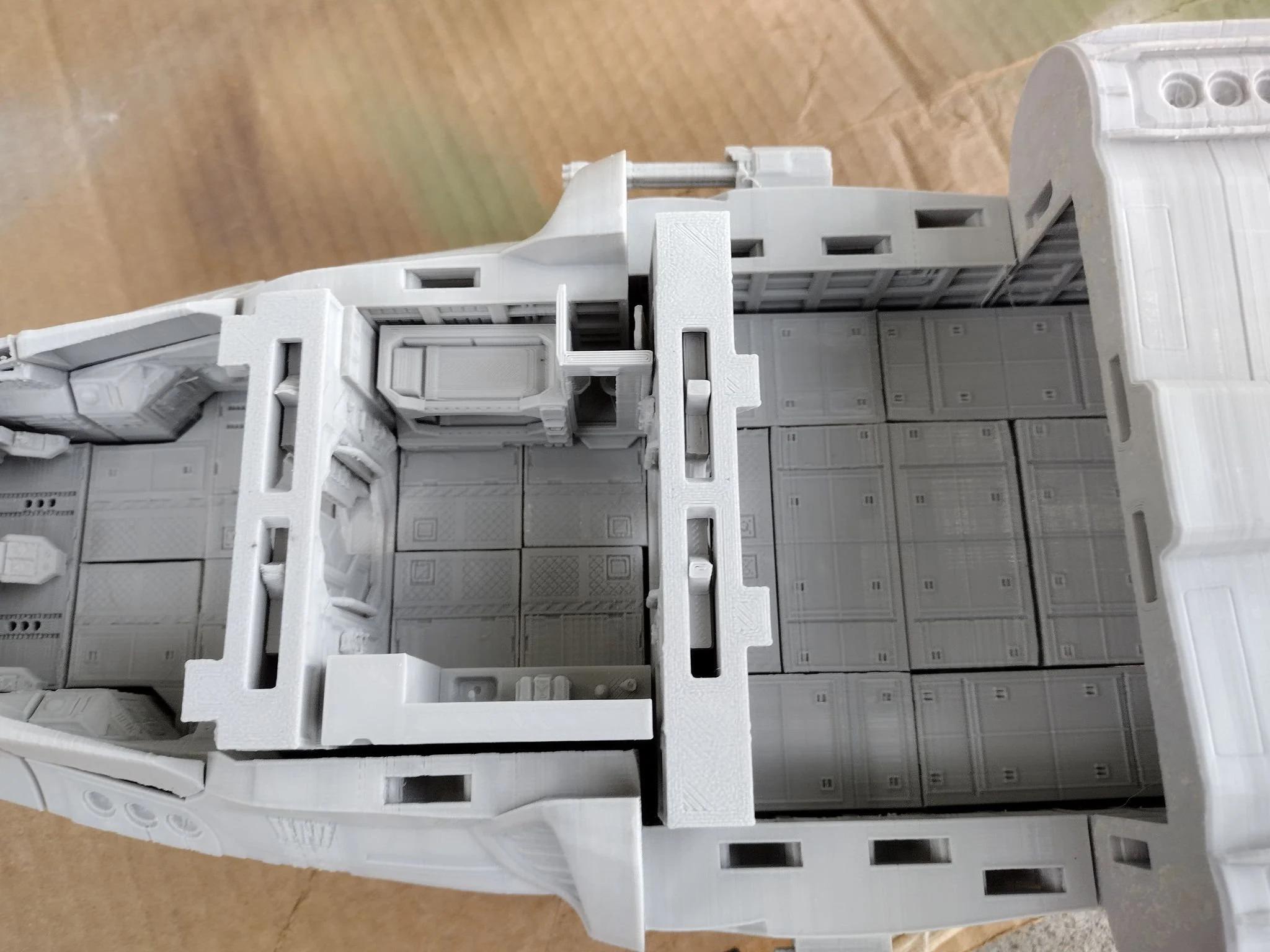 2nd Dynasty Shuttle Alpha - 28mm - Printed to Order - Playable Interior ...
