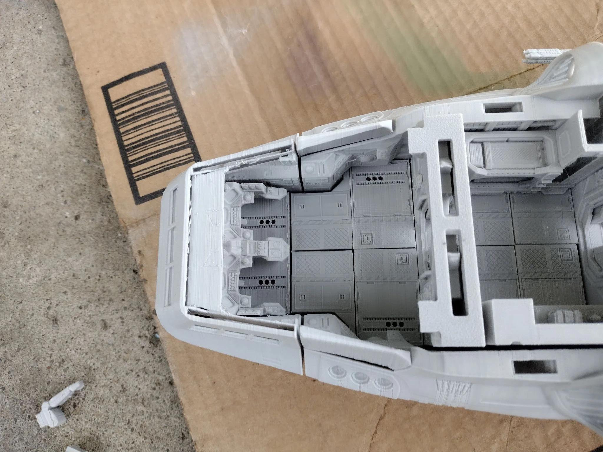 2nd Dynasty Shuttle Alpha - 28mm - Printed to Order - Playable Interior ...