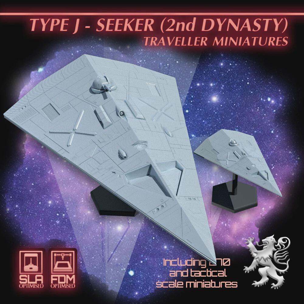 2nd Dynasty - 3D Printed Type J Seeker- 28mm - 1/270 & 1 Inch Hex - Etsy